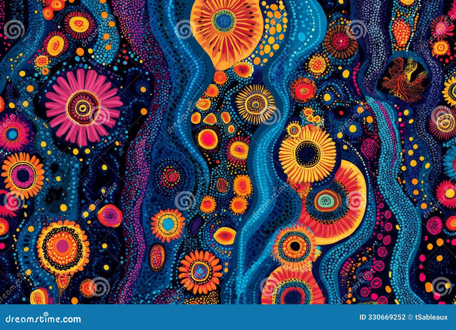 Tribal Pattern of Australian Aboriginal Stock Photo - Image of ornament ...