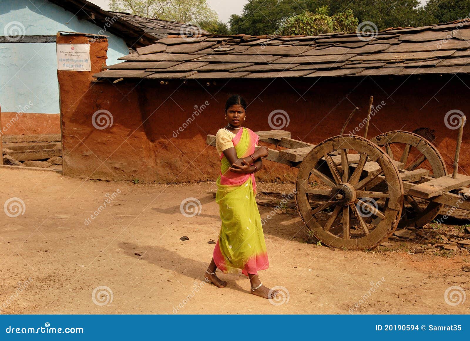 Tribal People in India editorial stock image. Image of madhya - 20190594