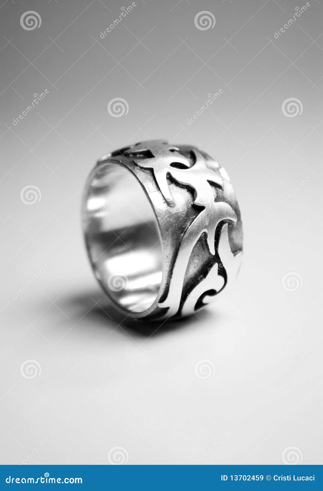 Tribal ring stock image. Image of tribal, gift, metal - 13702459