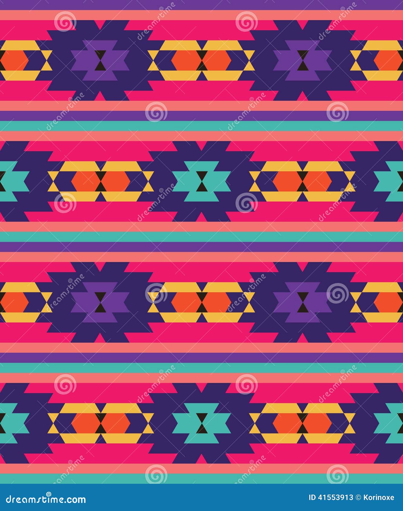 Tribal Seamless Pattern. Islamic Texture. Moroccan Wall Tile. Zellige ...