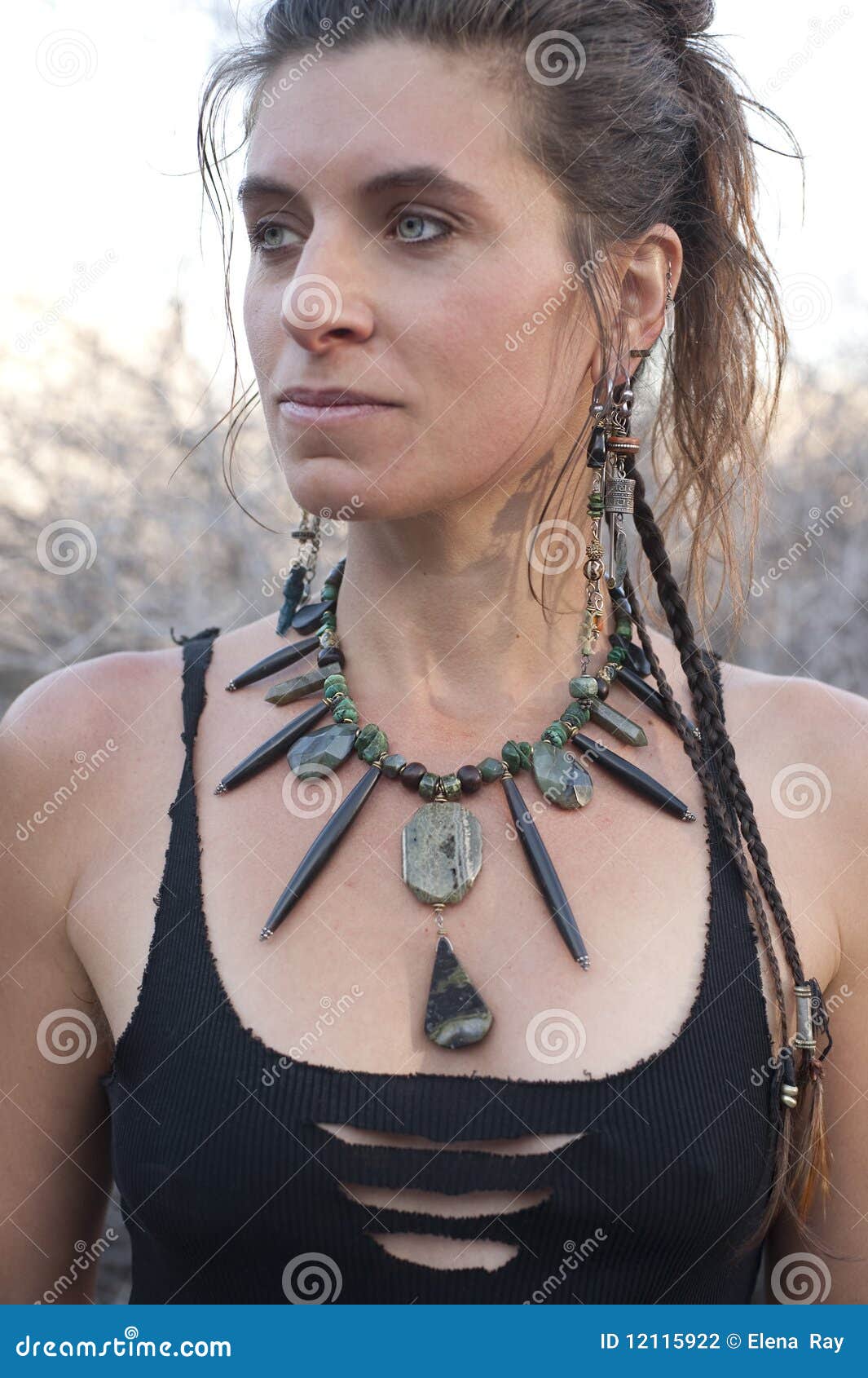 Tribal Style stock photo. Image of feminine, desert, jewelry - 12115922