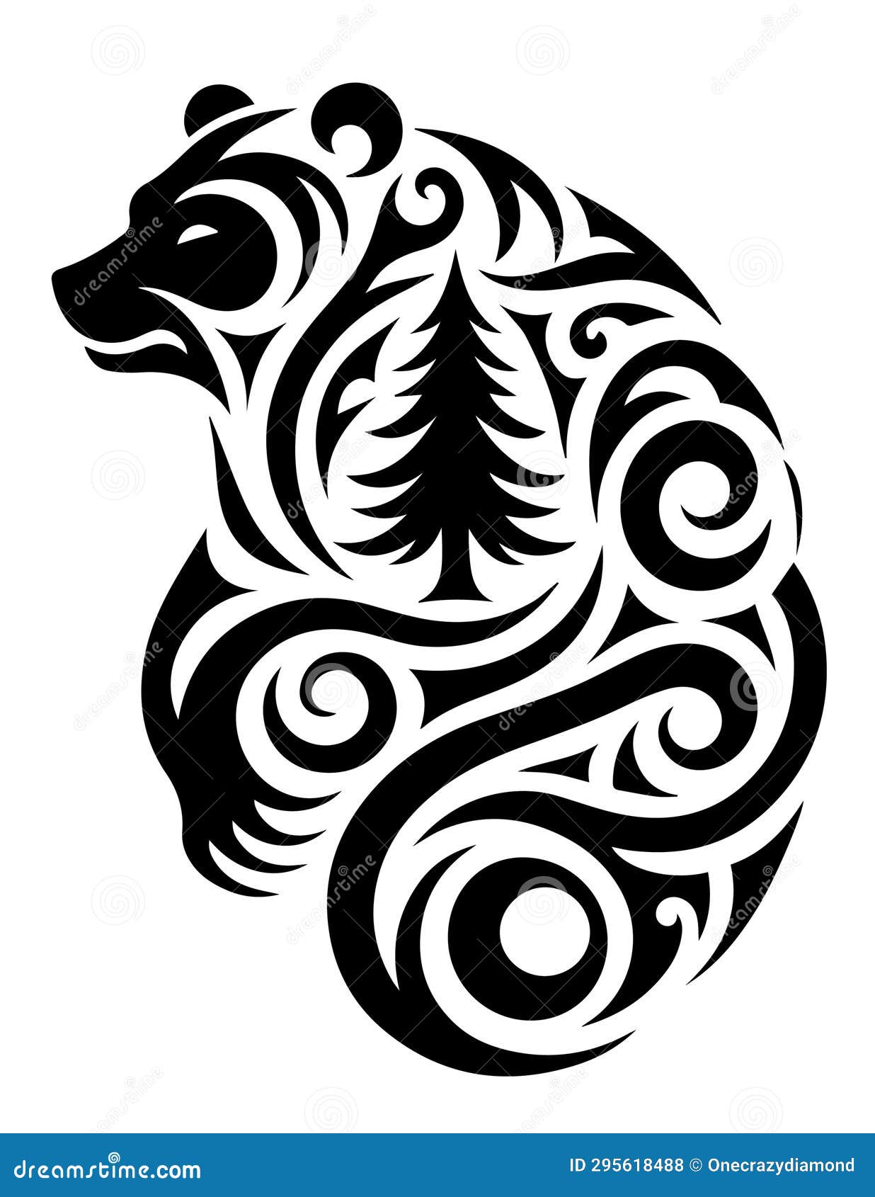Bear Design Tribal