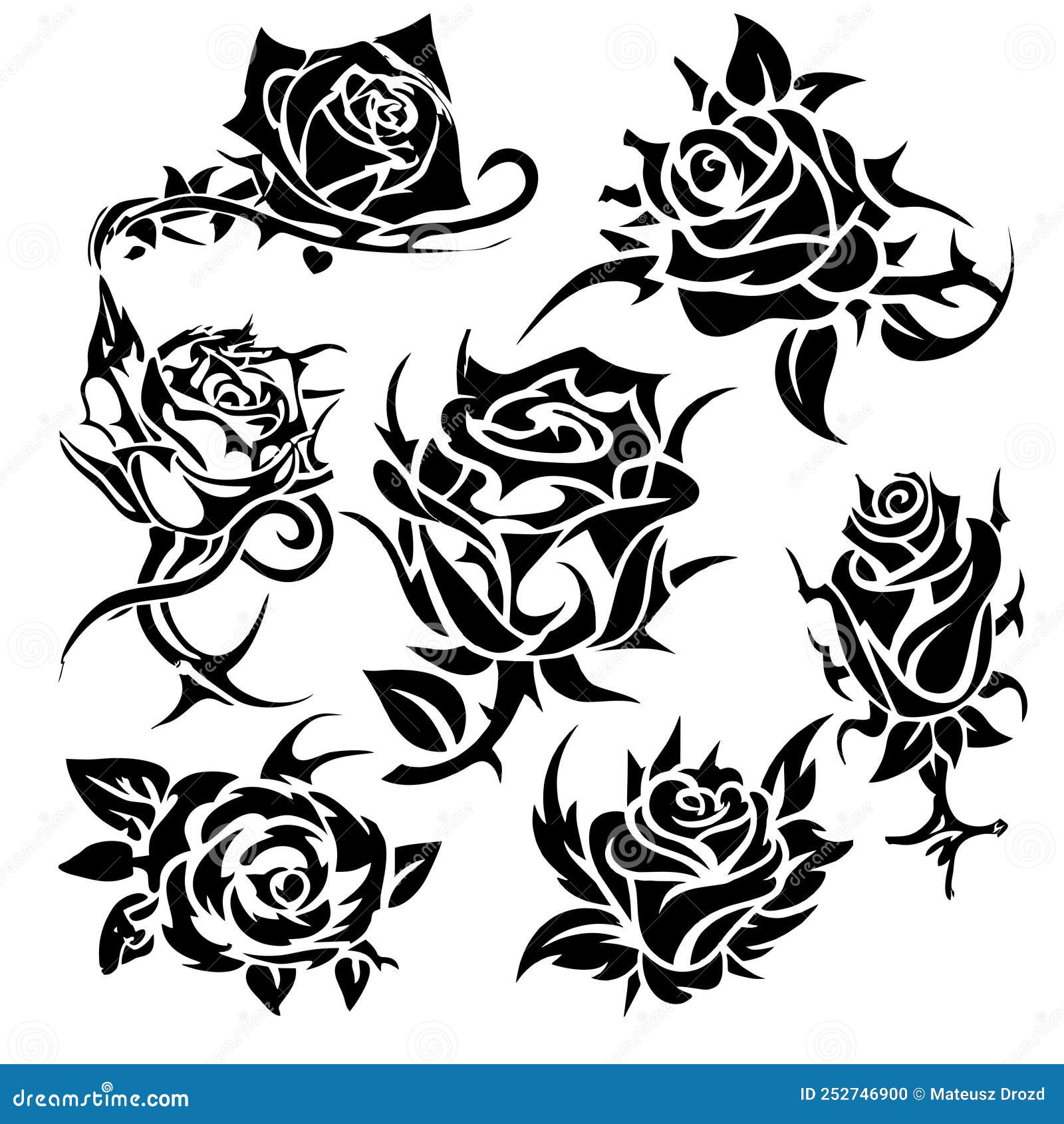 Tribal Art Rose