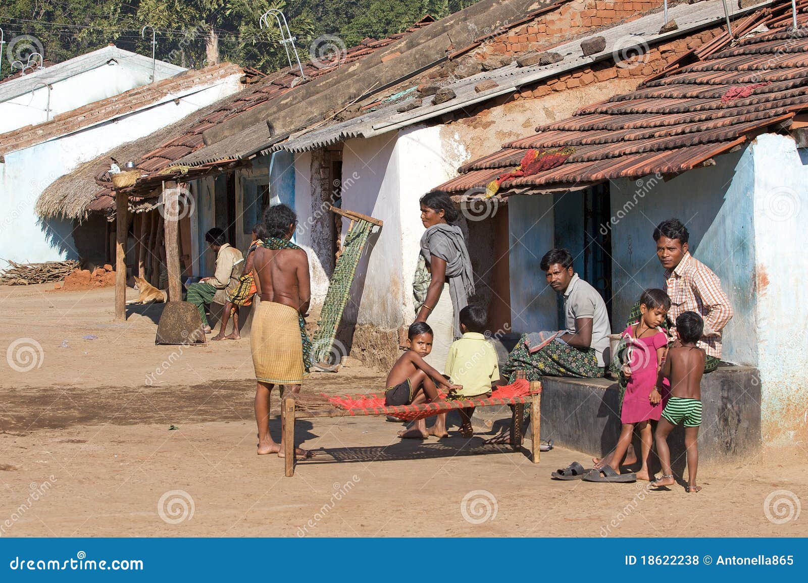 Tribal village editorial stock photo. Image of tourism - 18622238