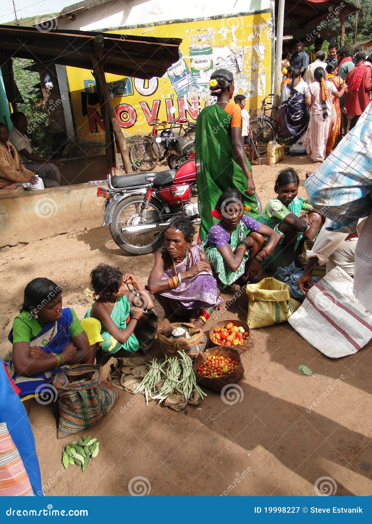 Tribal Women Sell Vegetables Editorial Photography - Image of natural ...