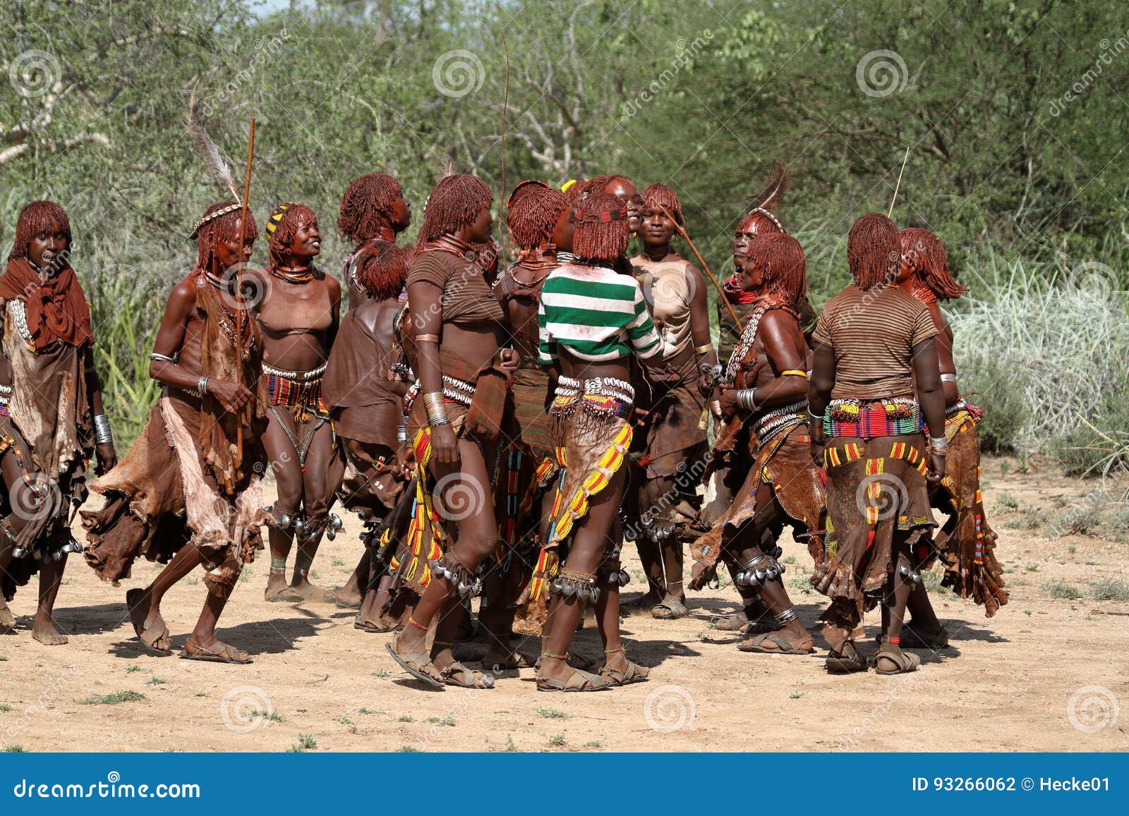 The Tribe of Hamar in the Omo Valley of Ethiopia Editorial Photography ...
