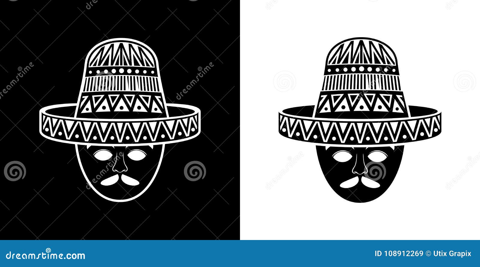 Tribe Mask tribal stock illustration. Illustration of mask - 108912269