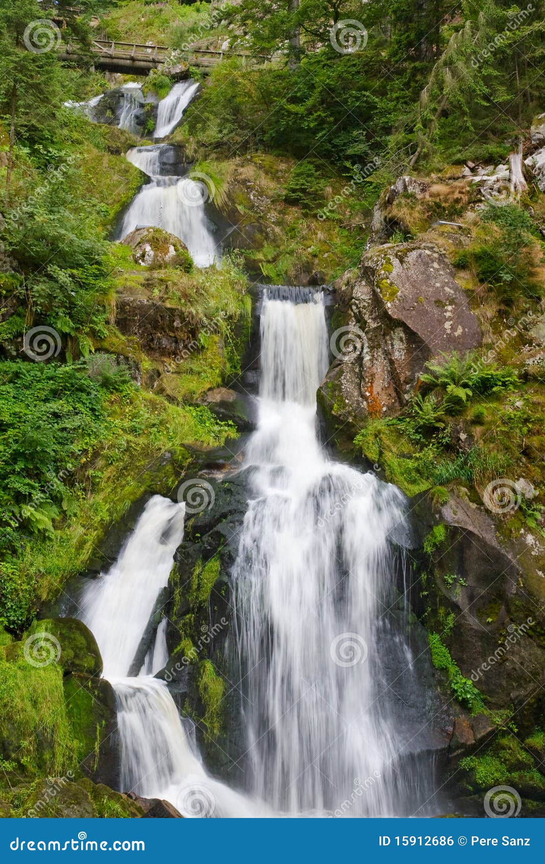 Triberg Waterfalls, Germany Stock Photo - Image of black, cascade: 15912686