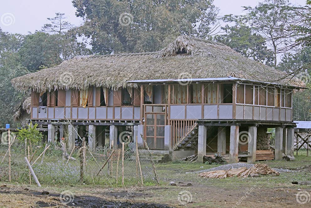 Tribes House stock photo. Image of house, natural, wooden - 37670988