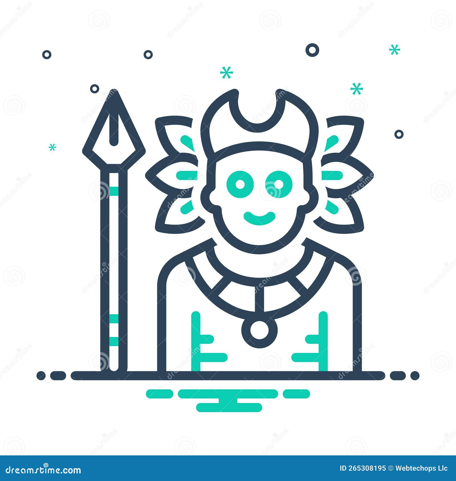 Mix Icon for Tribes, Ethnic and People Stock Vector - Illustration of ...