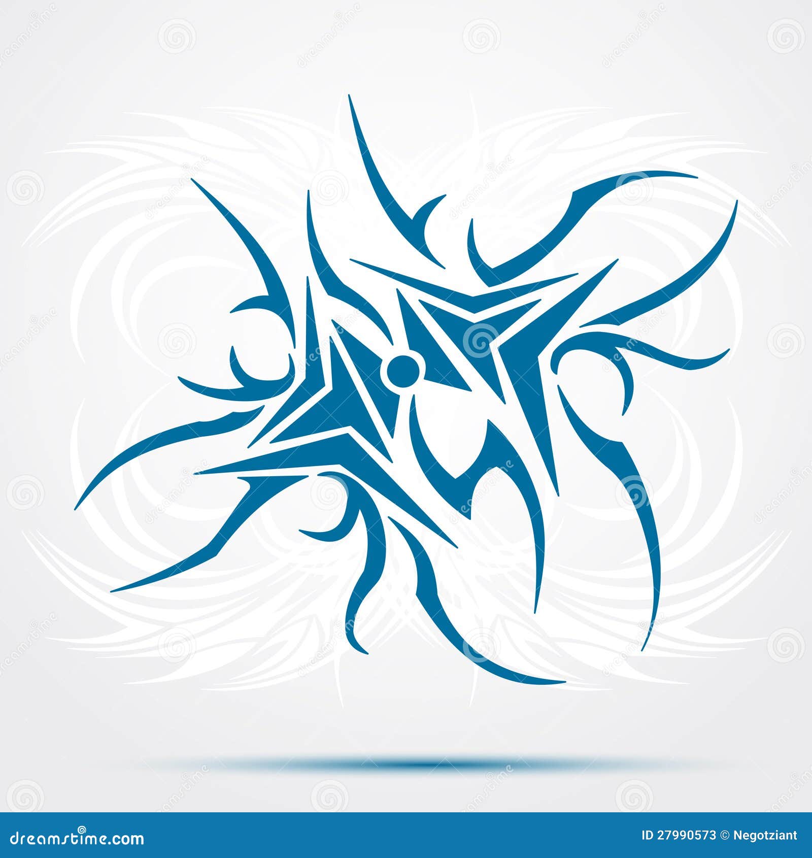 Trible ilustración del vector. Ilustración de curva, icono - 27990573