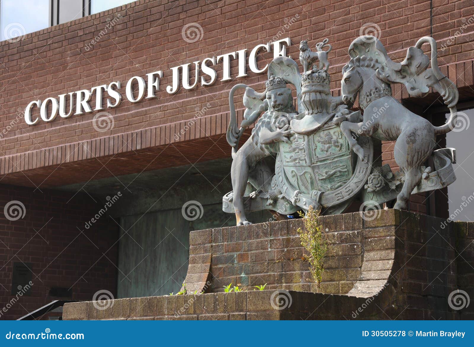 Tribunales De Justicia Foto De Archivo Editorial Imagen De