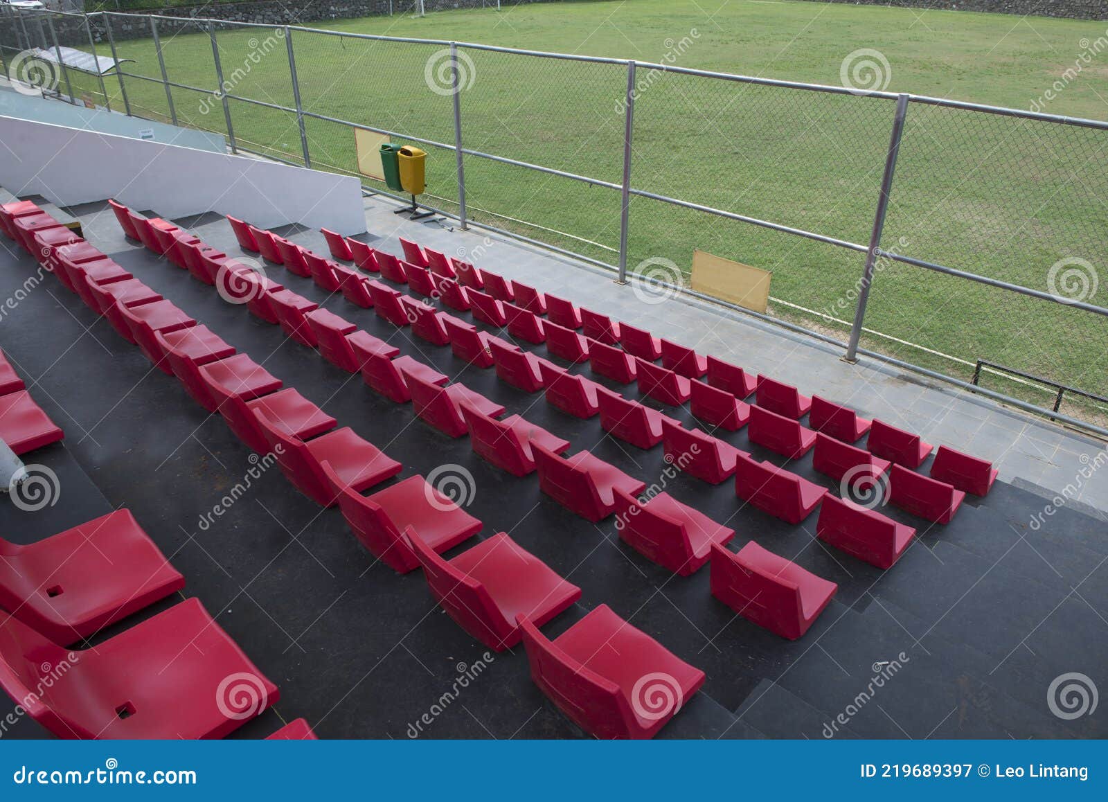 Tribune Seat on the Stadium Sport Stock Image - Image of pattern ...