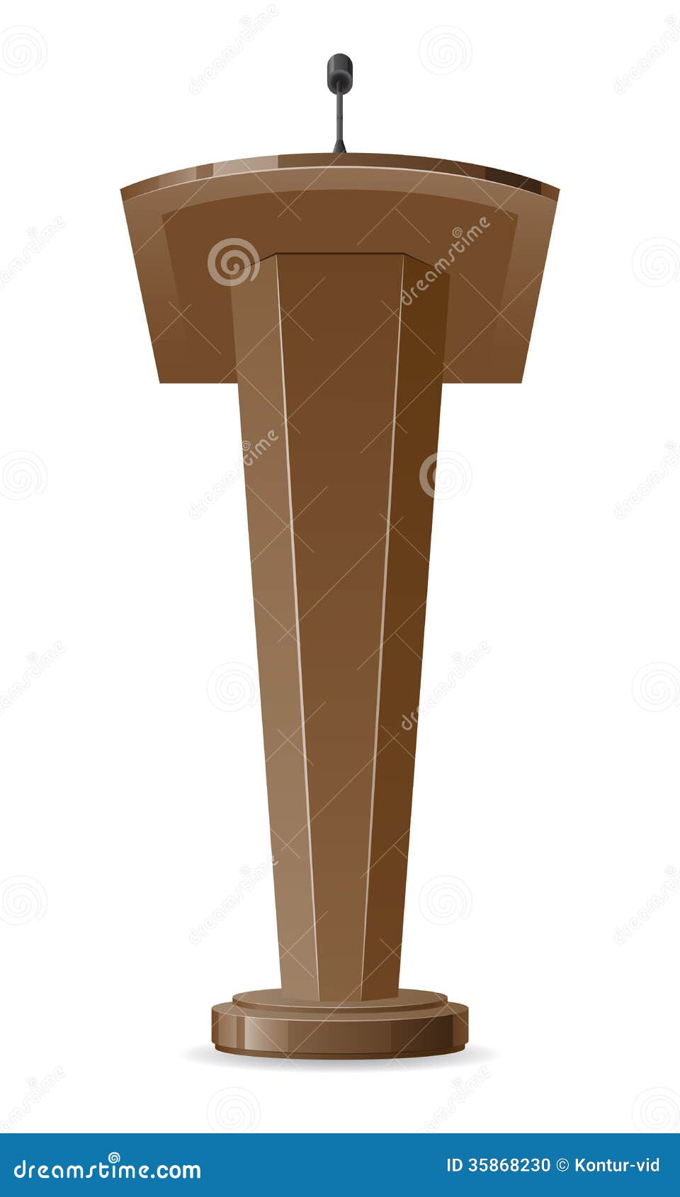 Tribune. Vector Drawing | CartoonDealer.com #130220226