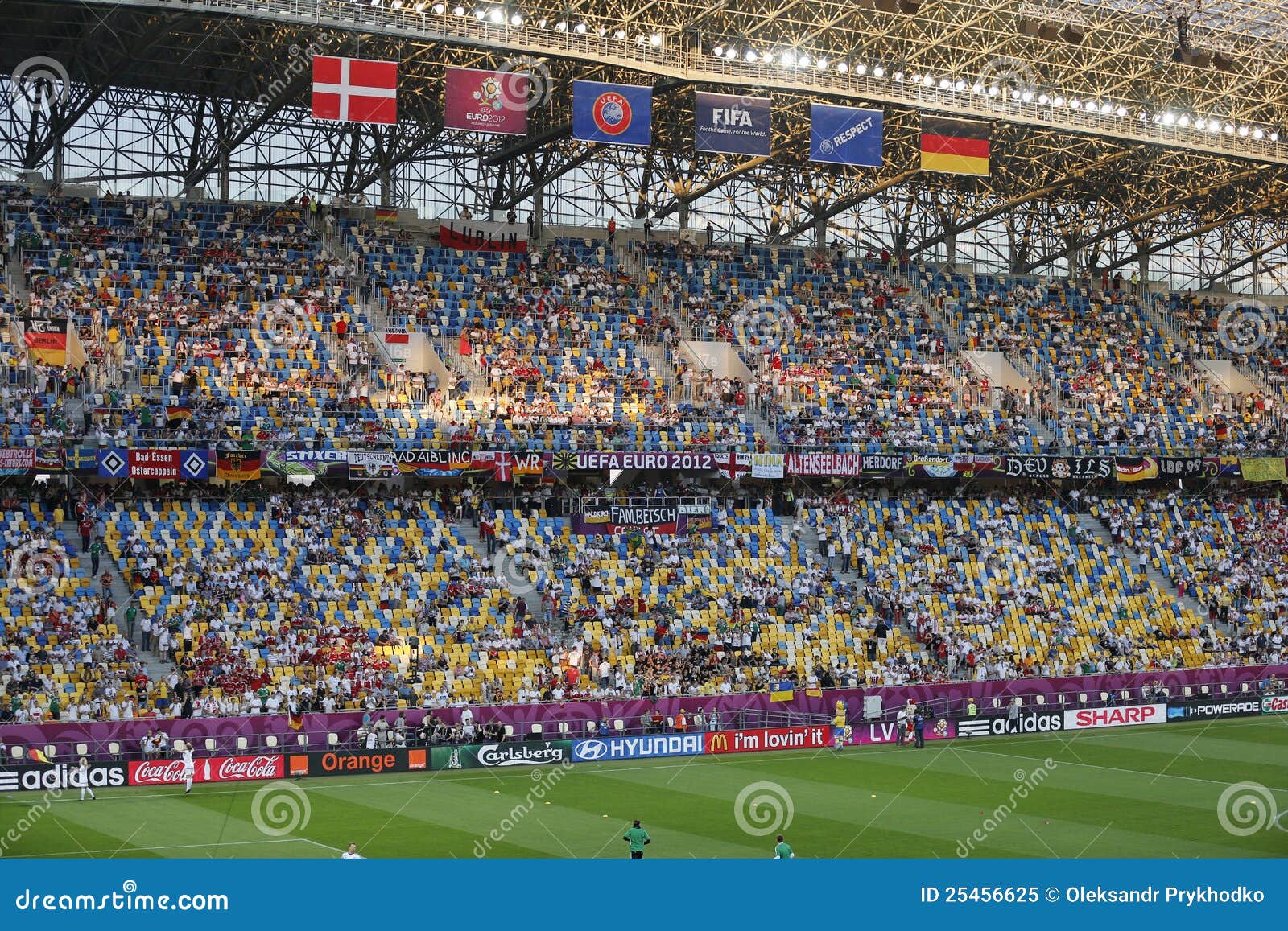 Tribunes of Arena Lviv Stadium Editorial Image - Image of lviv ...