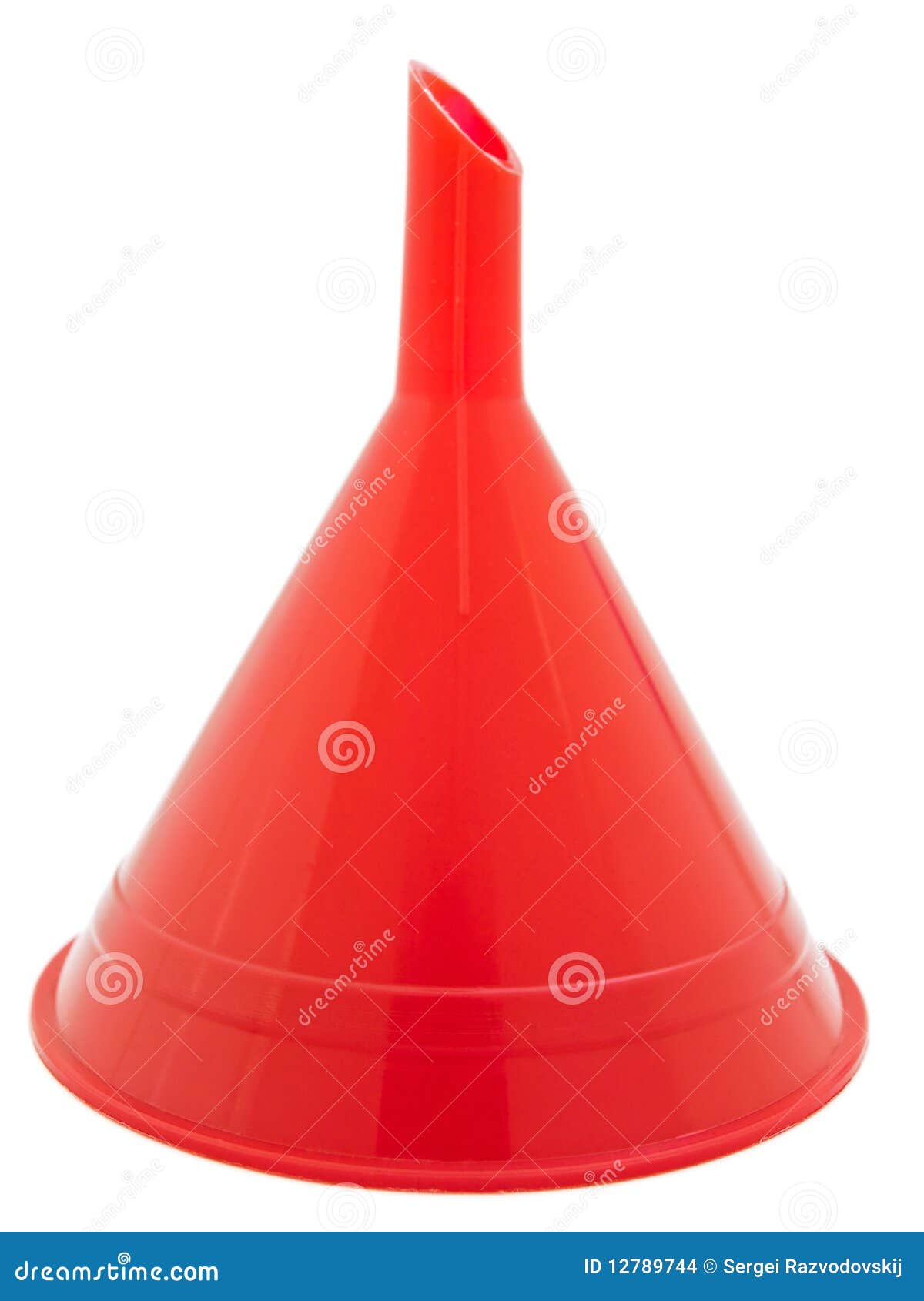 Trichter stockfoto. Bild von kegel, plastik, trichter - 12789744