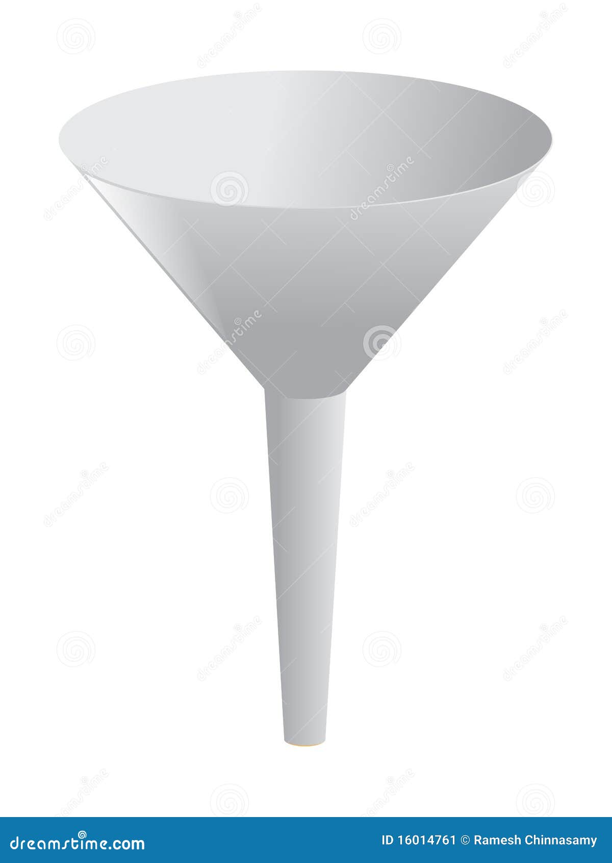 Trichter vektor abbildung. Illustration von baumuster - 16014761