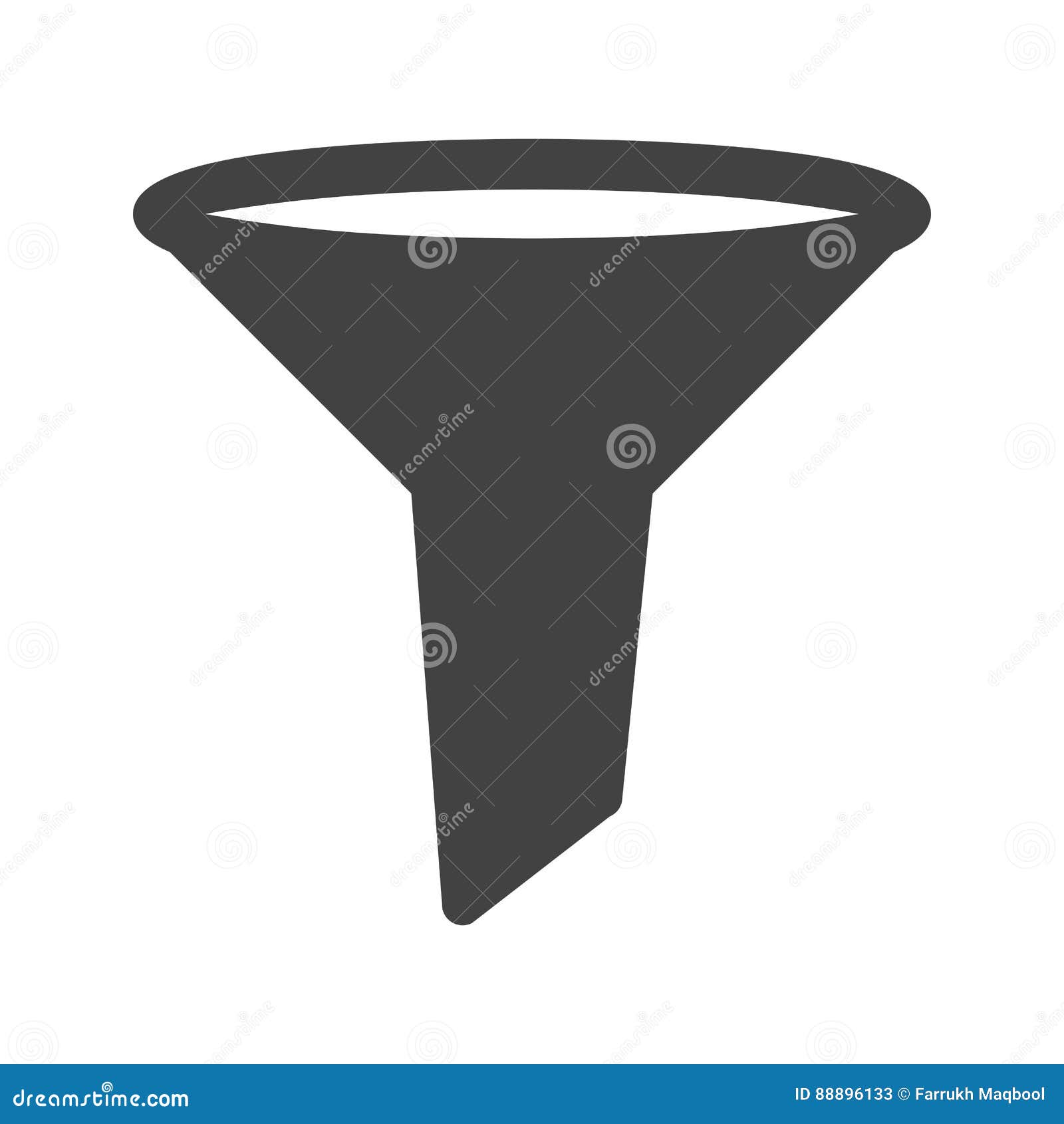 Trichter vektor abbildung. Illustration von wissenschaftlich - 88896133