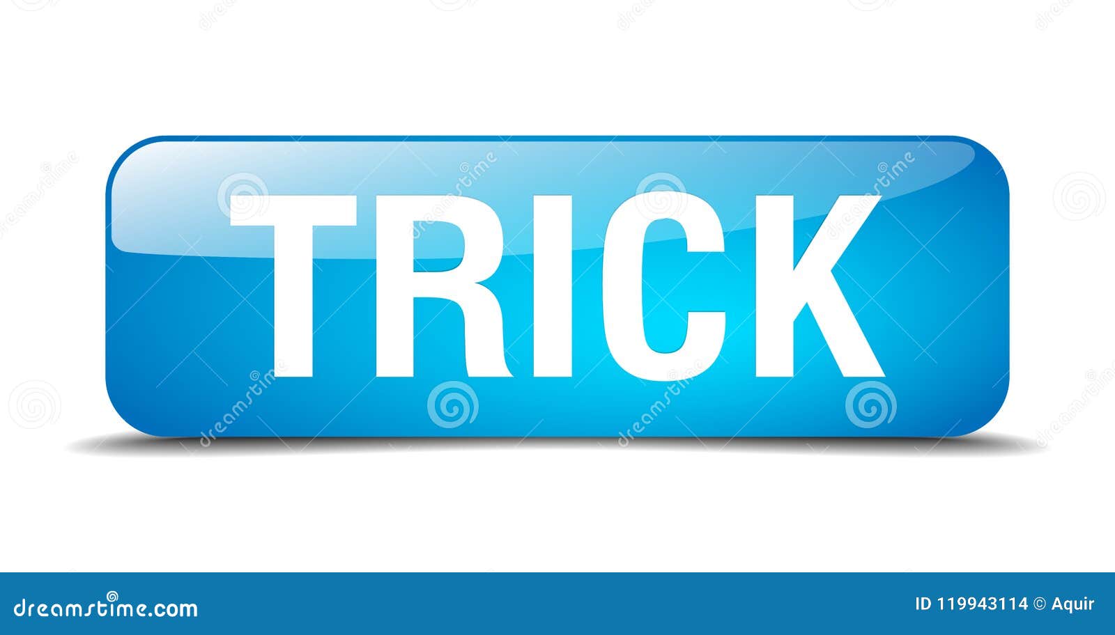 Trick button stock vector. Illustration of glossy, notice - 119943114