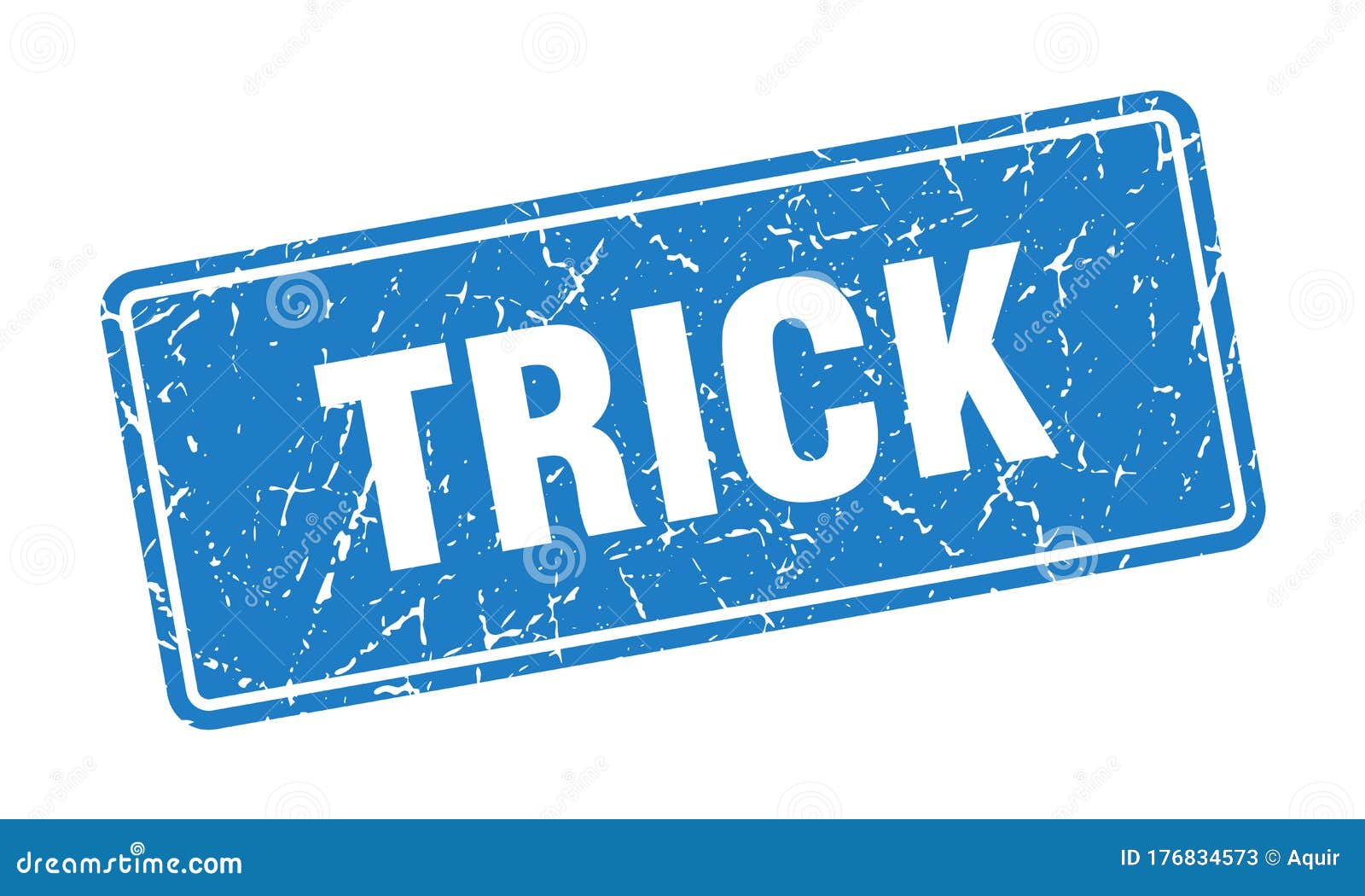 Trick Sign. Trick Grunge Stamp Stock Vector - Illustration of button ...