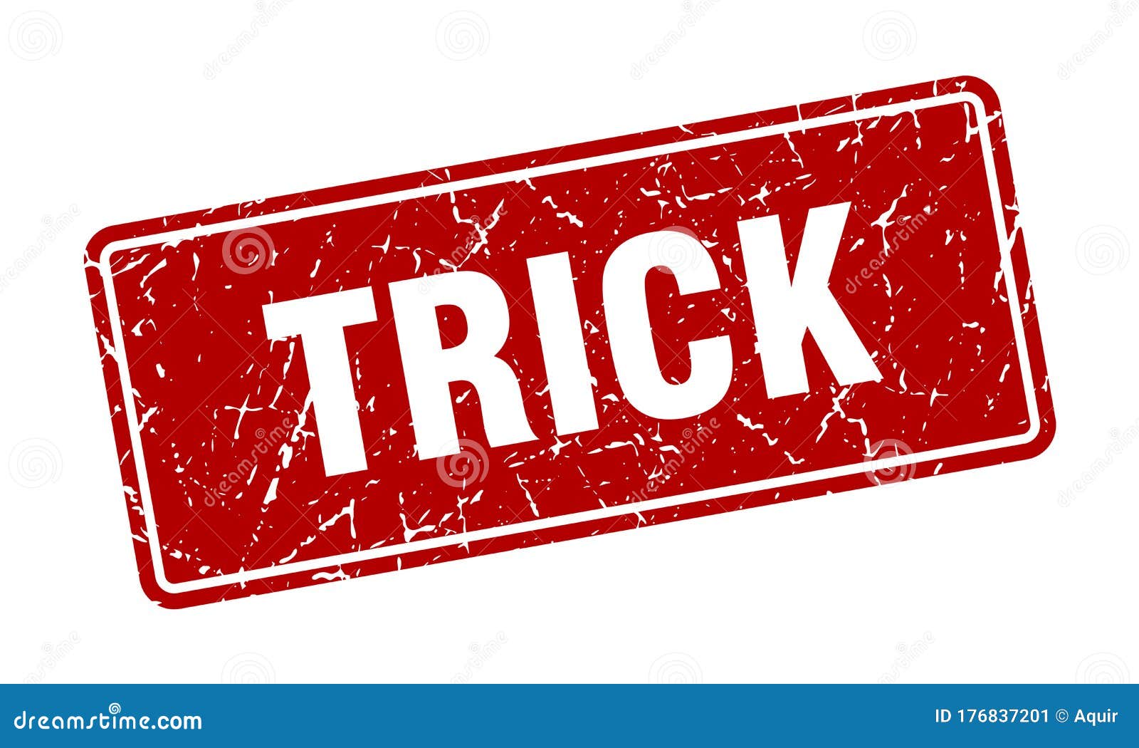Trick Sign. Trick Grunge Stamp Stock Vector - Illustration of button ...
