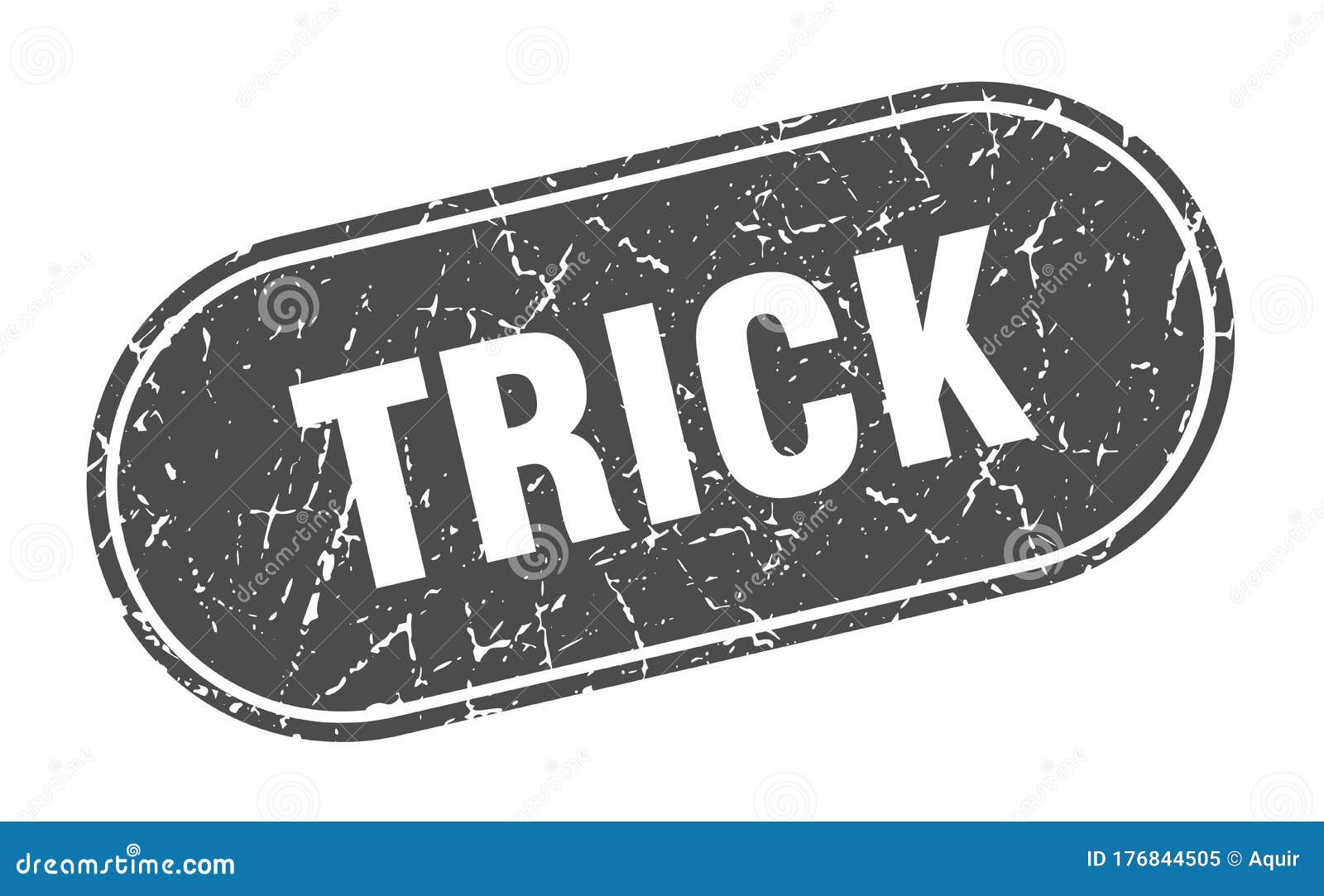 Trick Sign. Trick Grunge Stamp Stock Vector - Illustration of badge ...