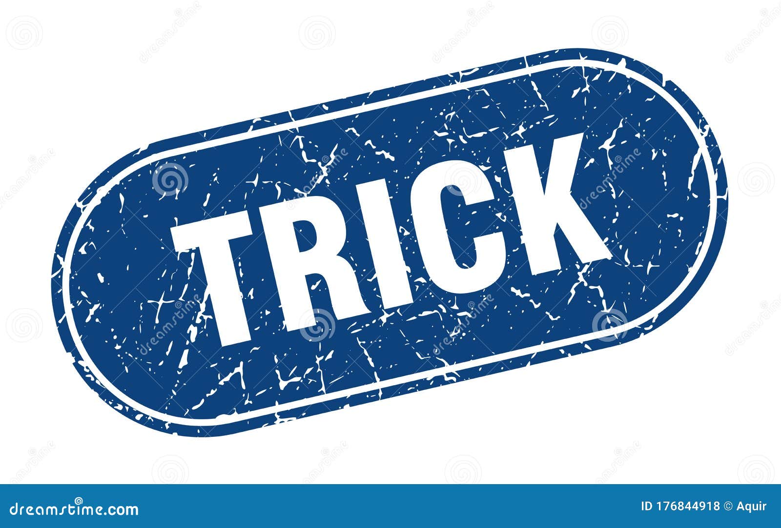 Trick Sign. Trick Grunge Stamp Stock Vector - Illustration of label ...