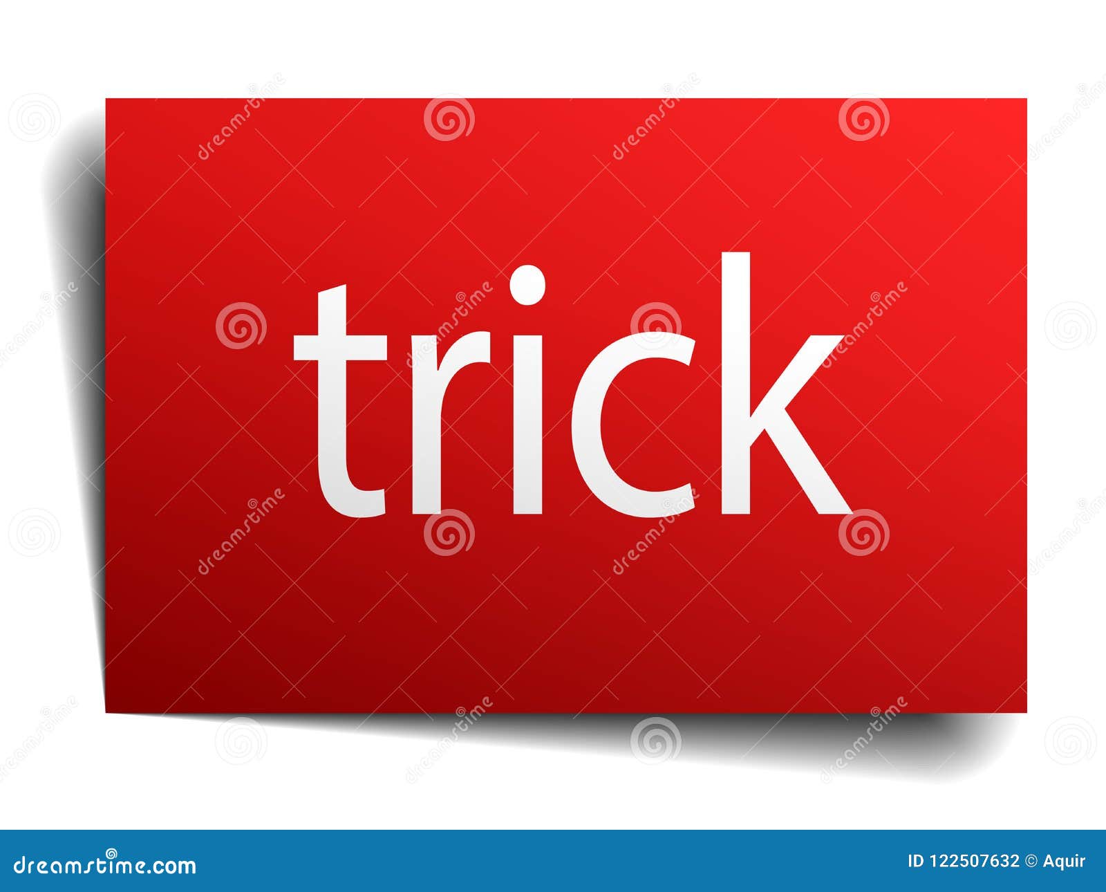 Trick sign stock vector. Illustration of template, button - 122507632