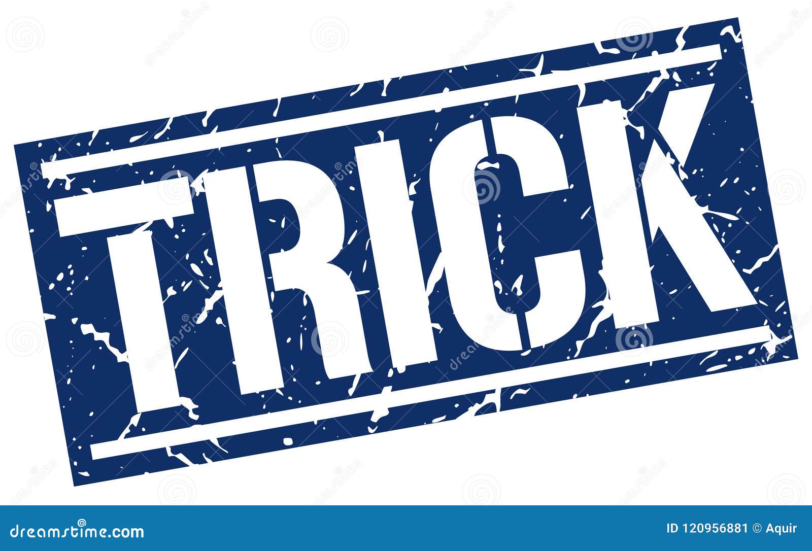 Trick stamp stock vector. Illustration of trick, grungy - 120956881
