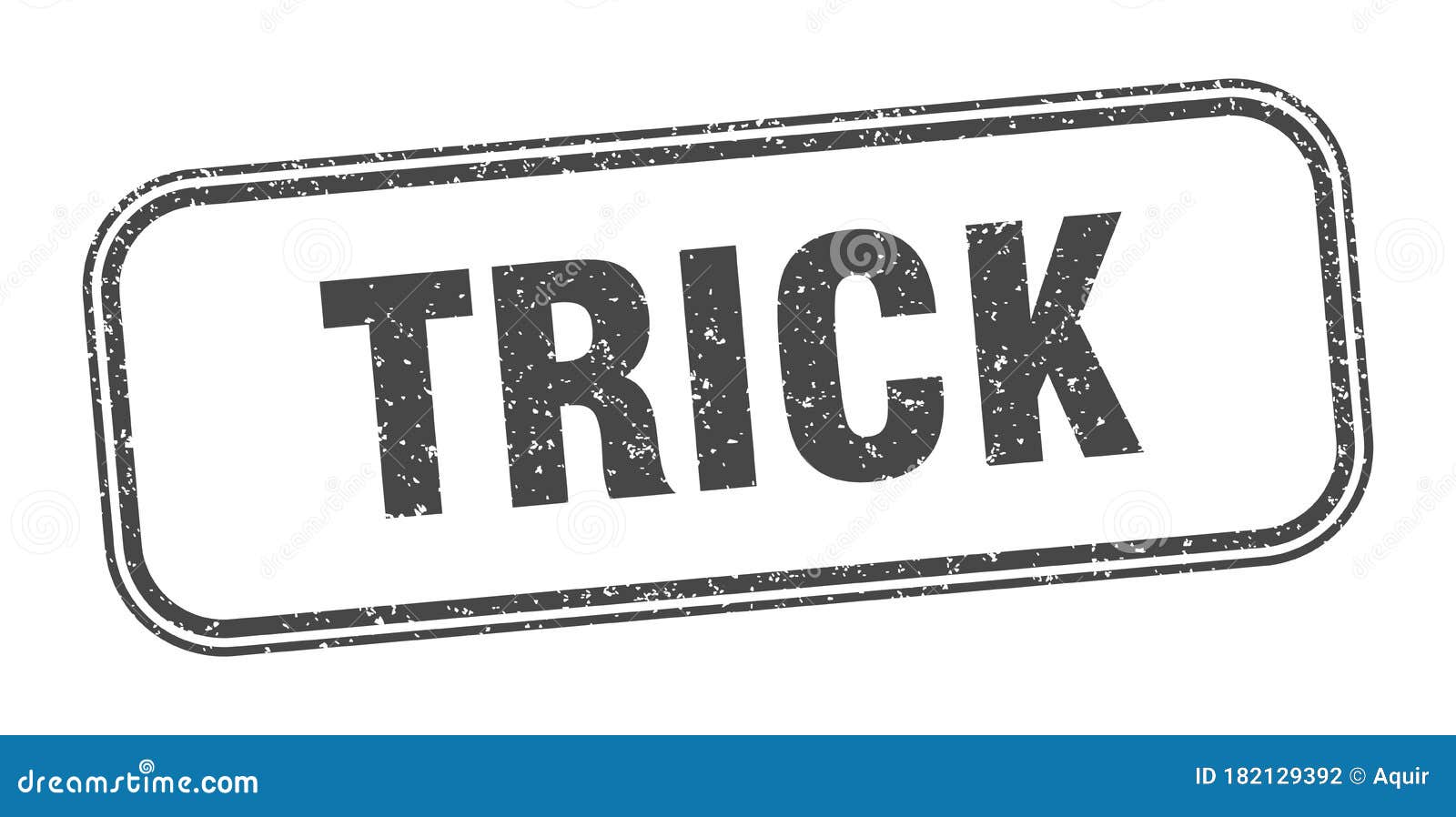 Trick Stamp. Trick Square Grunge Sign Stock Vector - Illustration of ...