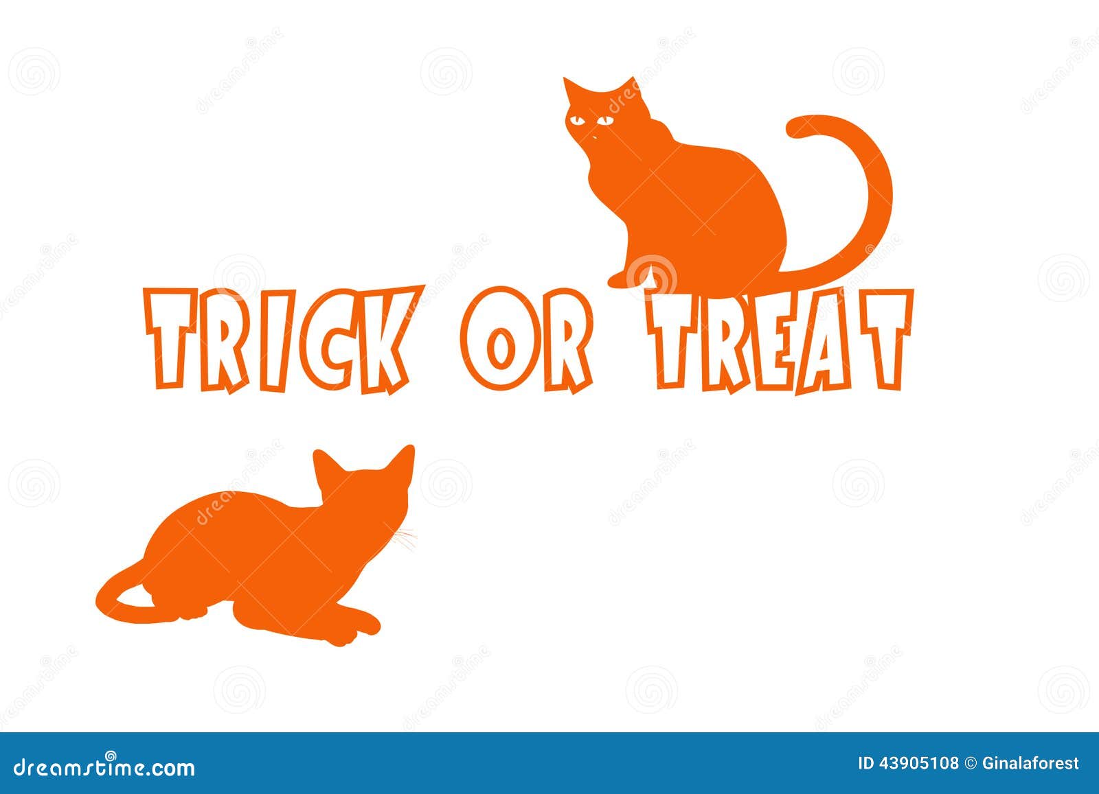 Trick or treat stock illustration. Illustration of happy - 43905108