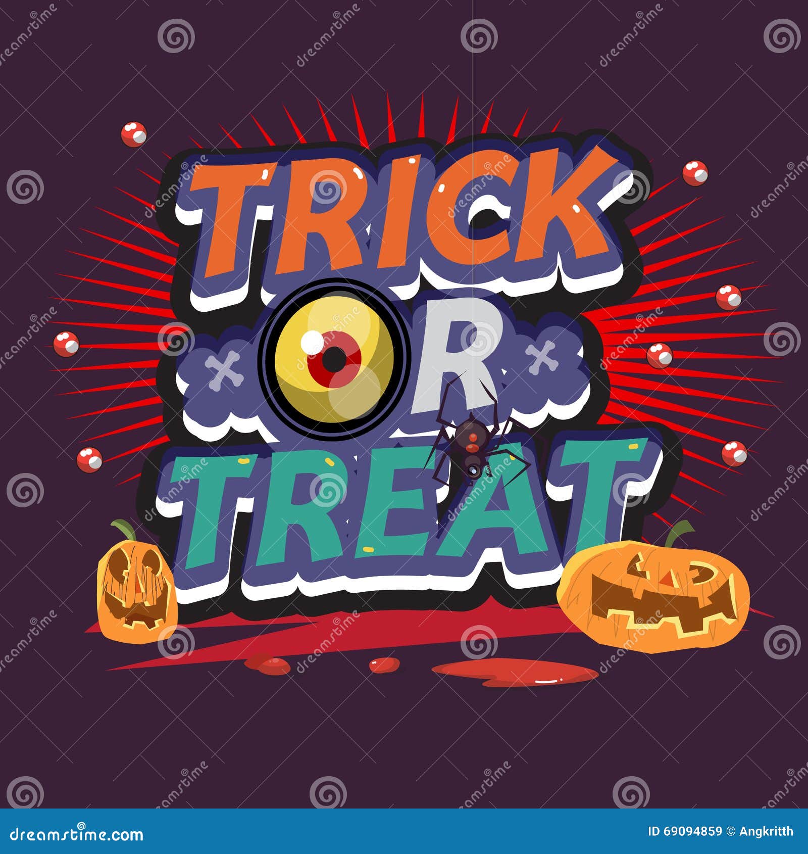 Trick Letters And Numbers With Currency Signs. Orange Blue Stencil Font ...