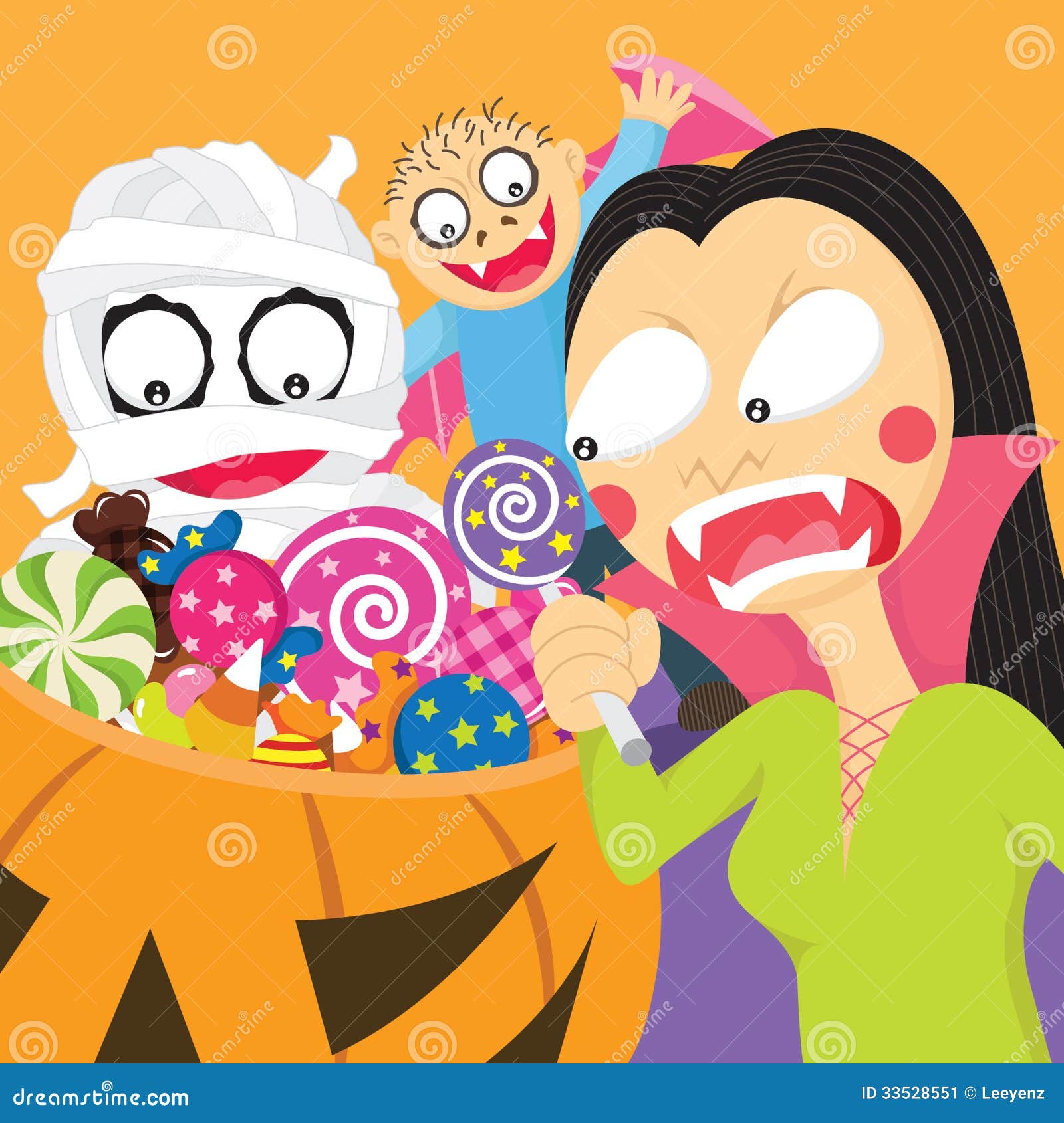 Trick or Treat stock vector. Illustration of ghost, treat - 33528551