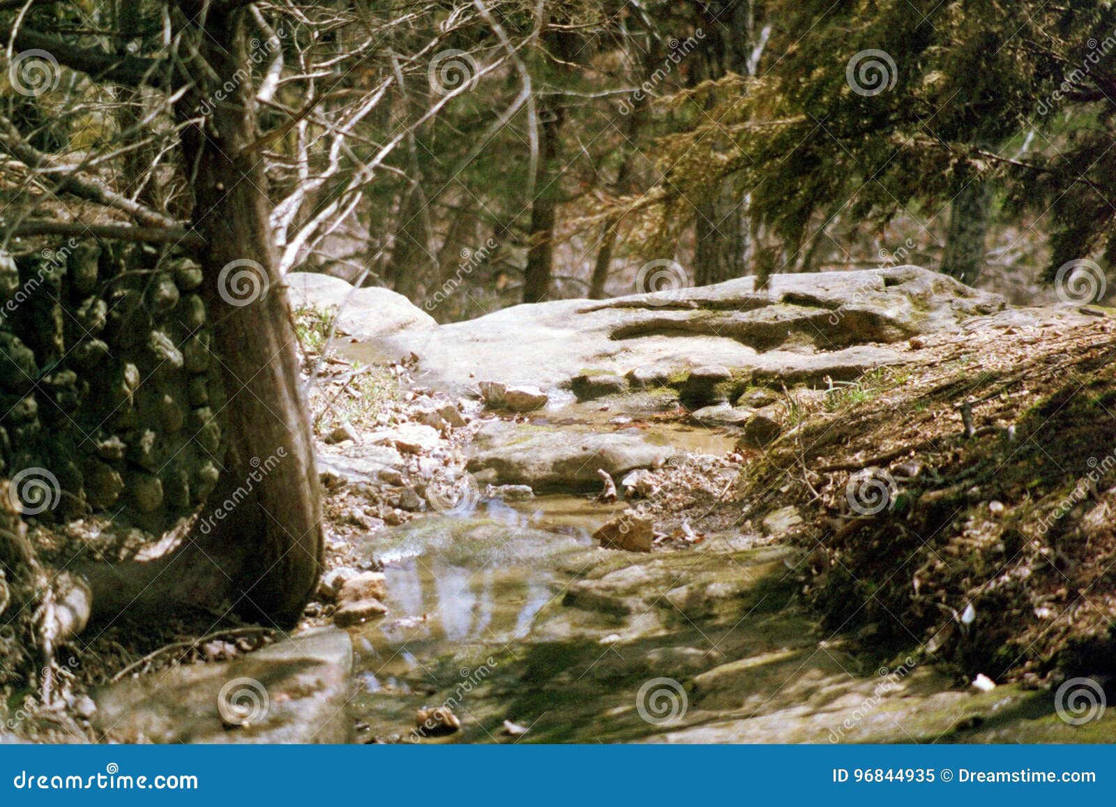 Trickle stock image. Image of rockscape, stream, moving - 96844935