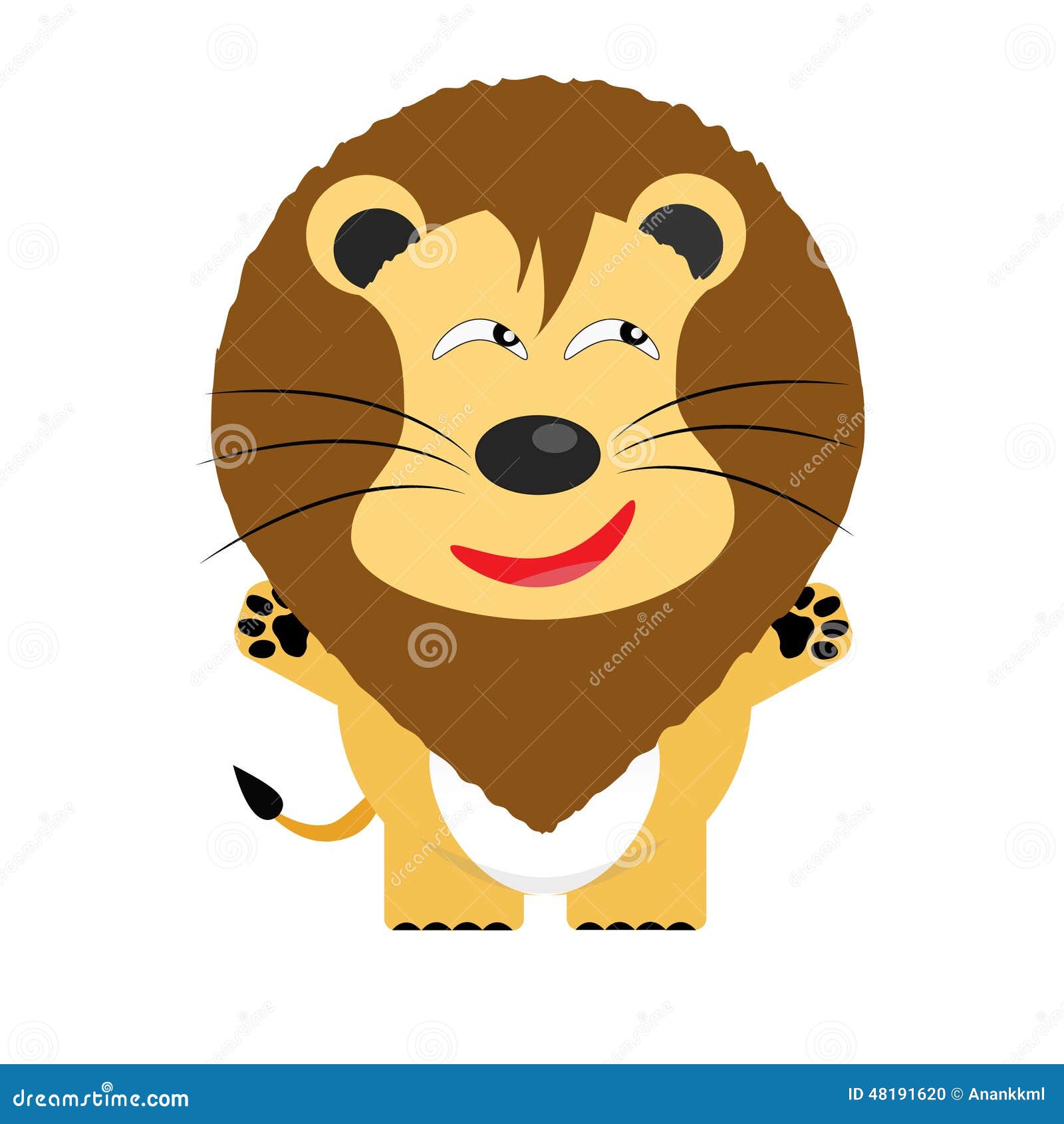 Tricky Lion Cartoon Character Stock Photo | CartoonDealer.com #48191628