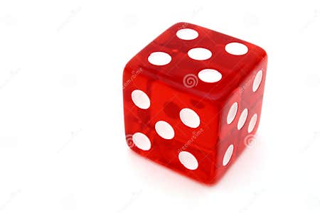 Tricky red die stock photo. Image of odds, tricky, cube - 4837216