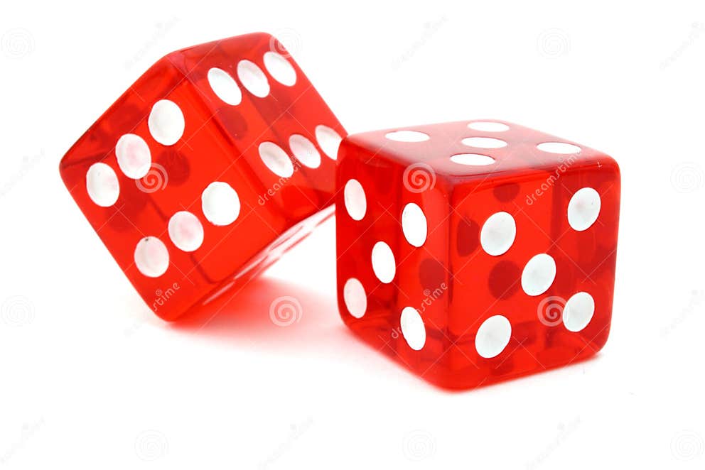 Tricky red die stock photo. Image of white, objects, cheating - 4837232