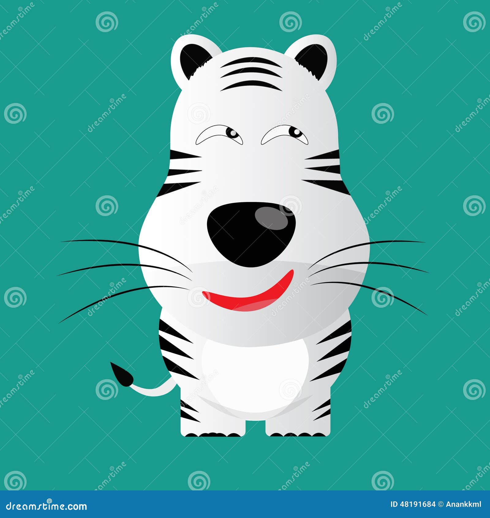 Tricky Bengal Tiger Cartoon Character Stock Photo | CartoonDealer.com ...