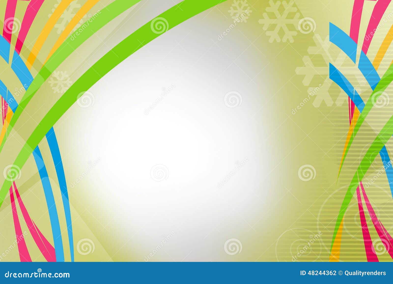 Tricolor Line Both Side, Abstract Background Stock Illustration ...