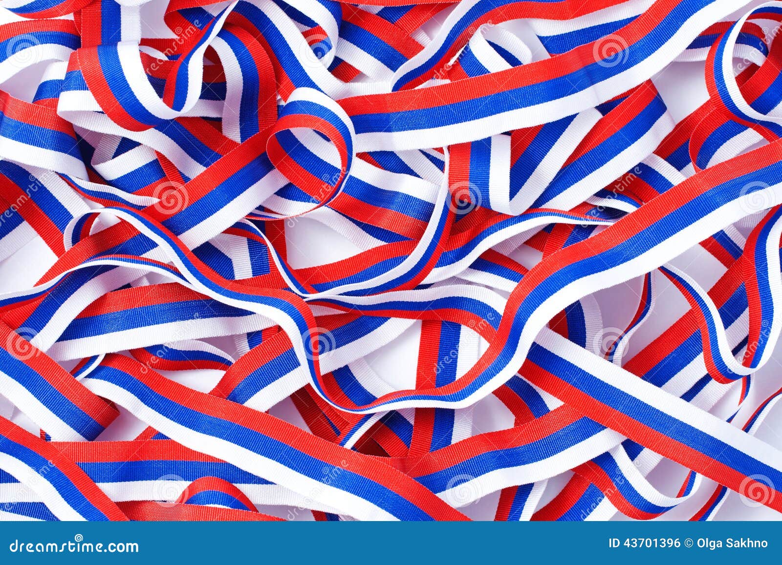 Tricolor ribbon stock photo. Image of material, patriotism - 43701396