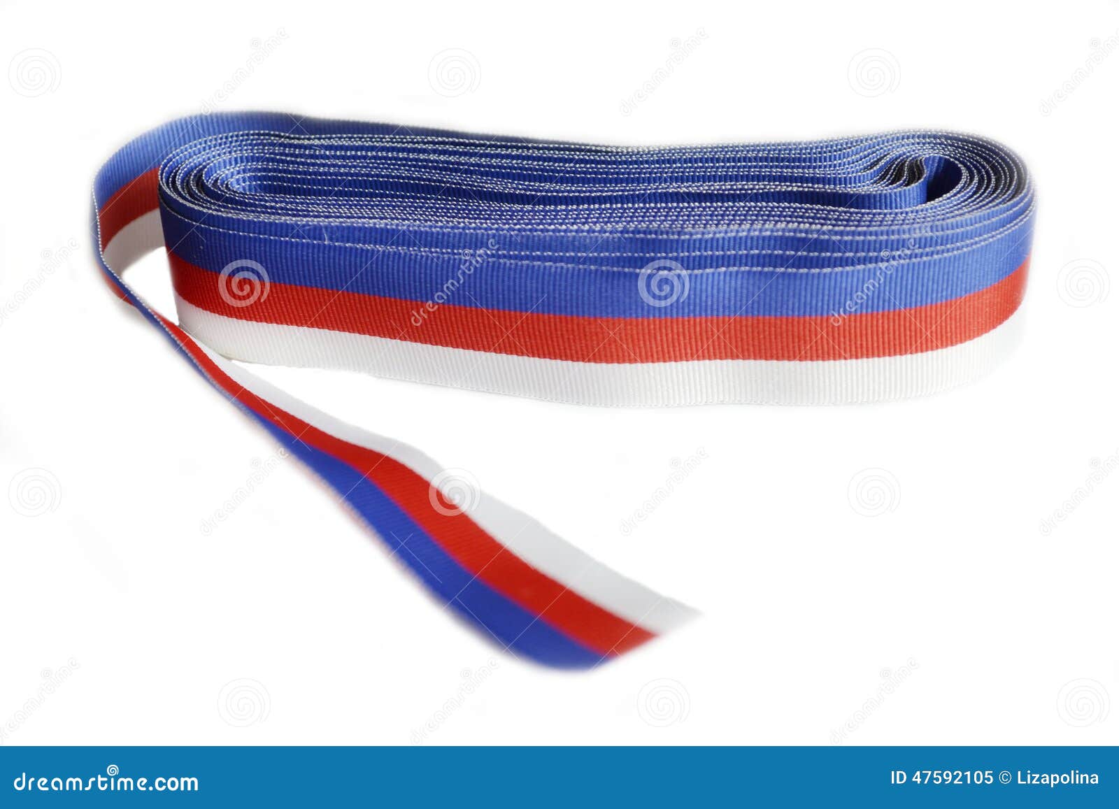 Tricolor ribbons stock image. Image of blue, material - 47592105