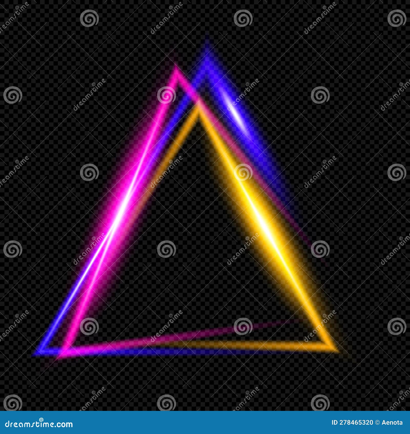 Neon Delta Greek Symbol Capital Letter Uppercase Font Red Color Vector ...