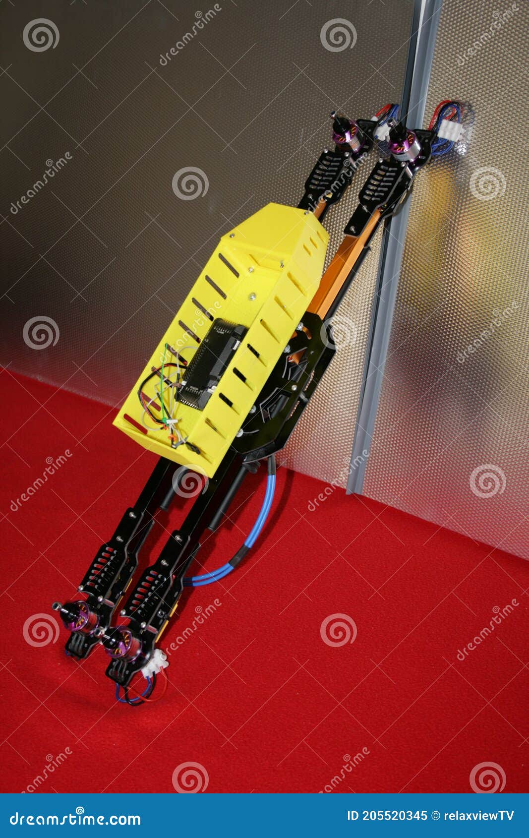 Drone Design Prototype And Build Showing Different Electronic Modules ...