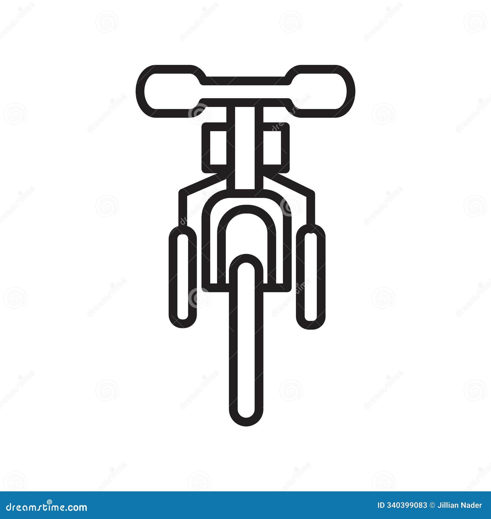 Tricycle Icon Flat Line Symbol Set Stock Illustration - Illustration of ...