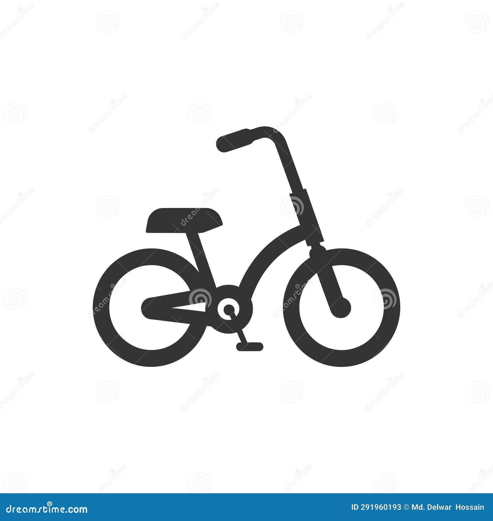 Tricycle icon stock illustration. Illustration of iron - 291960193