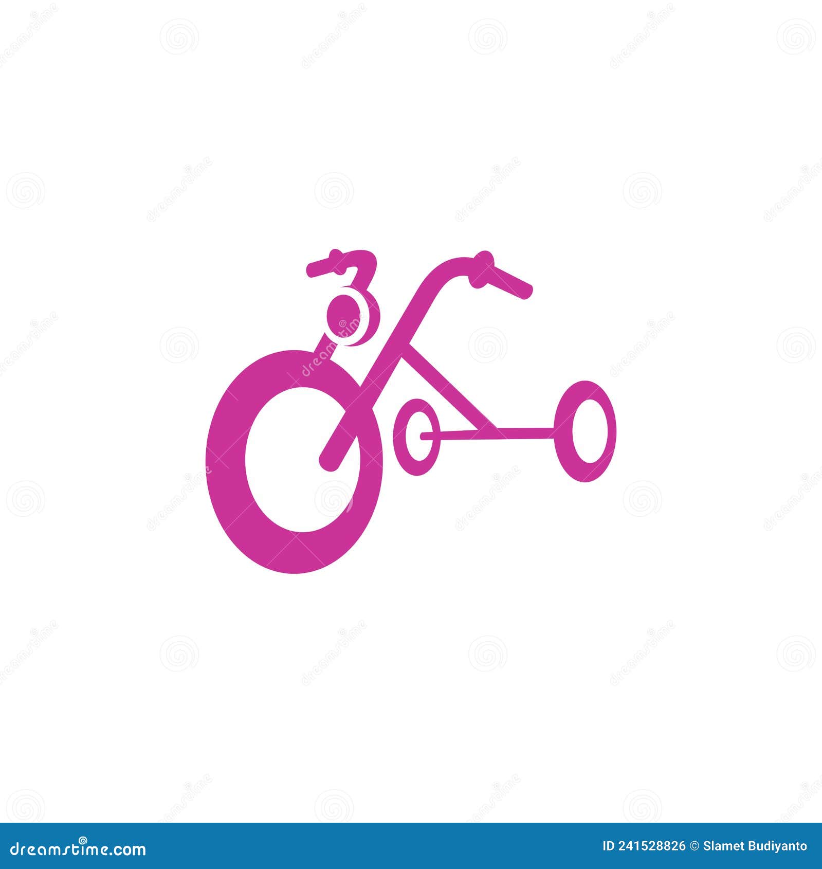 Tricycle logo image vector stock vector. Illustration of transportation ...