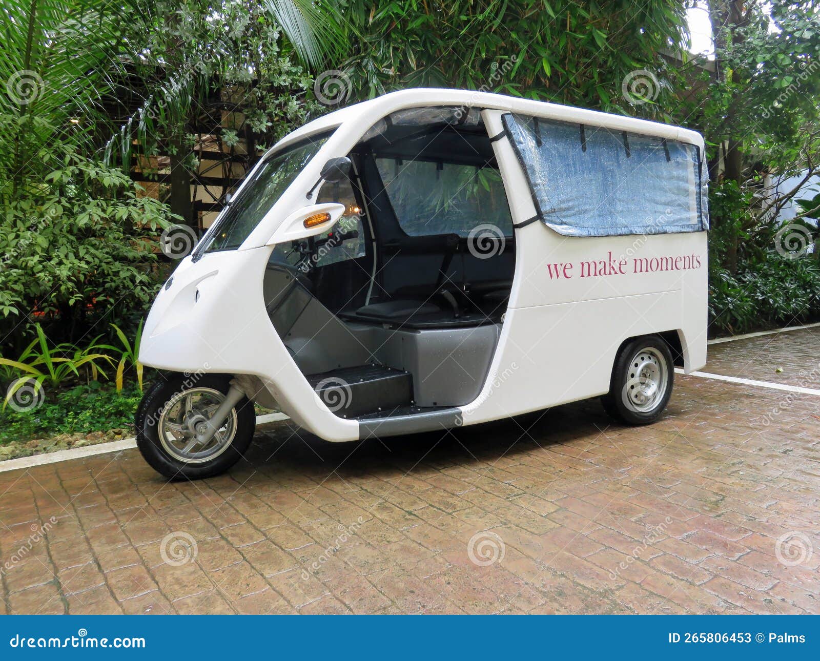 Tricycle Motorcycle Rickshaw Editorial Stock Photo - Image of scenery ...