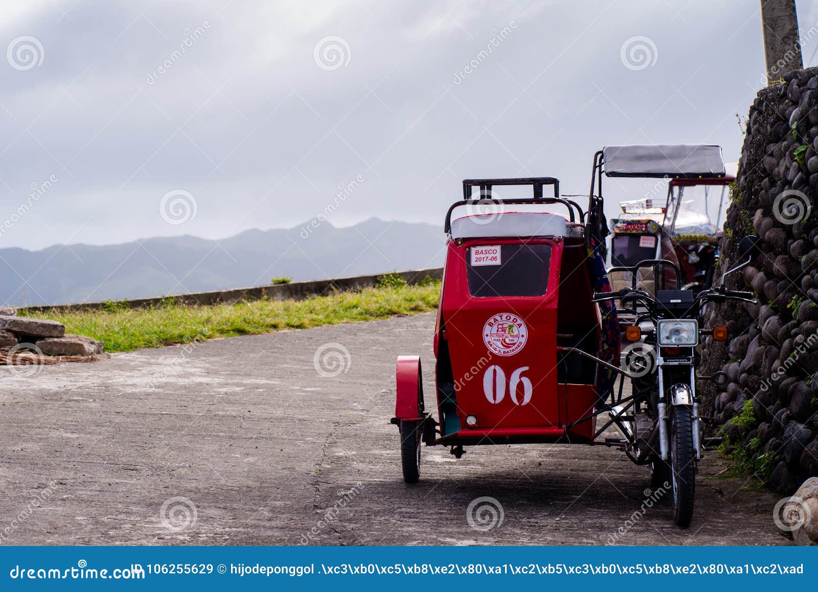 Tricycle Transportation Service at Batanes, Philippines Editorial Stock ...