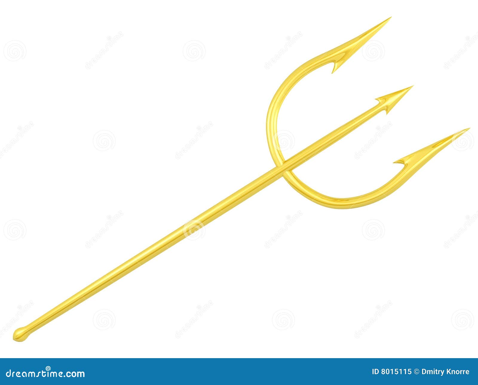 Trident stock illustration. Illustration of object, sharp - 8015115