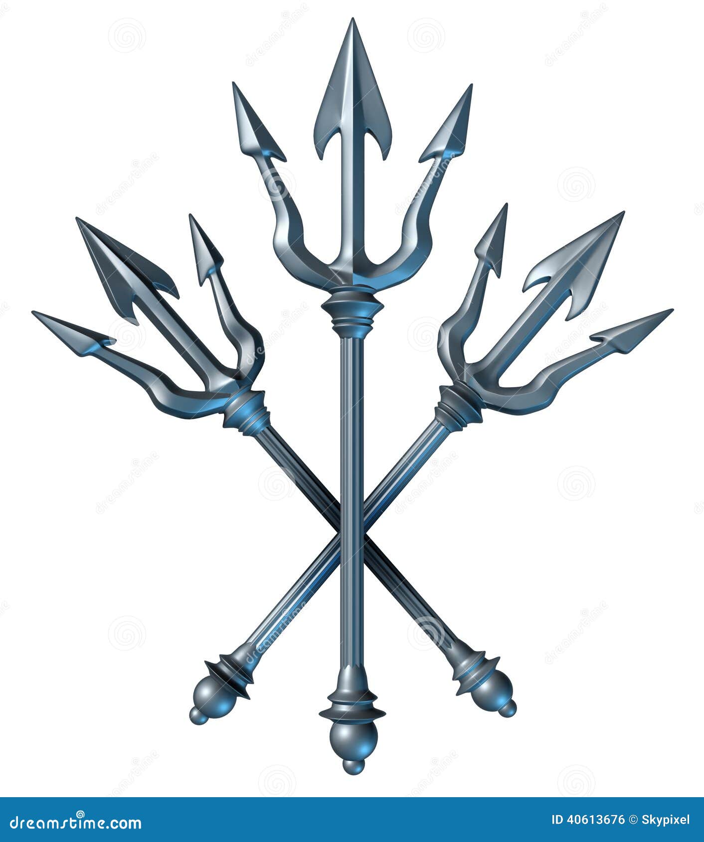 Trident-Concept stock illustratie. Illustration of ontwerp - 40613676